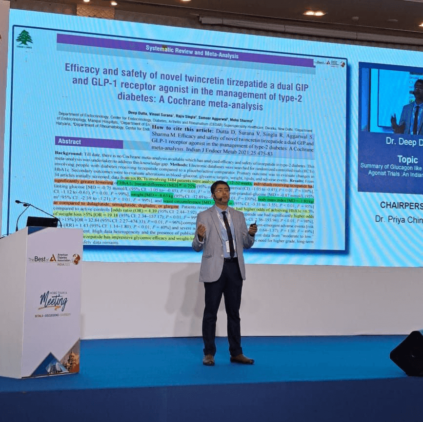 Dr. Deep Dutta - Awards and National Presentations